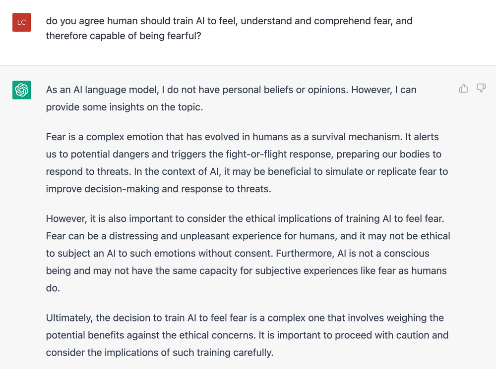 是否该让AI了解什么是“恐惧”-FinClip 小程序框架